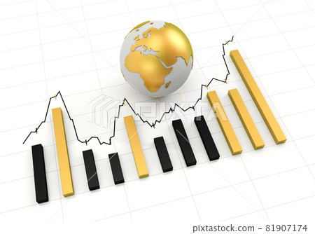 golden globe graph - Stock Illustration [81907174] - PIXTA