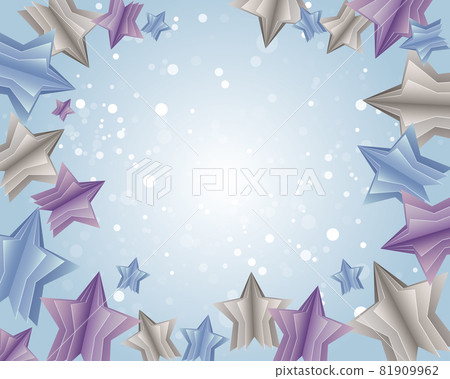 Three-dimensional star-shaped background... - Stock Illustration ...