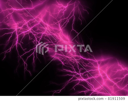 Brightly glowing pink lightning background - Stock Illustration ...