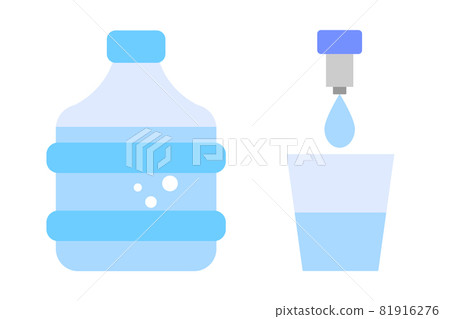 Water server vector illustration - Stock Illustration [81916276] - PIXTA