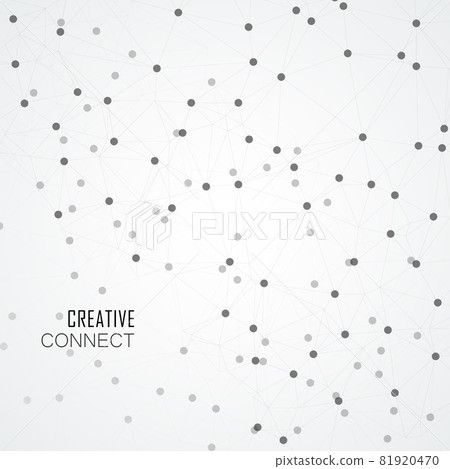 Abstract connection design and technology... - Stock Illustration ...