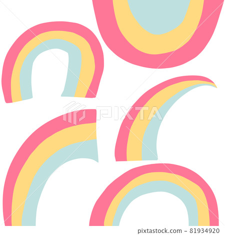 Rainbow material set - Stock Illustration [81934920] - PIXTA