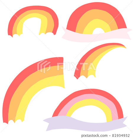 Rainbow material set - Stock Illustration [81934932] - PIXTA