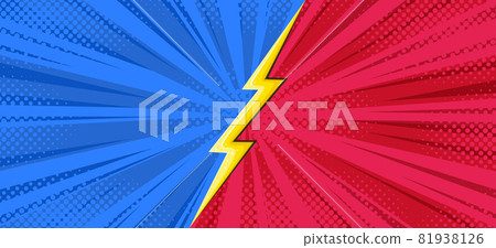 Versus symbol in comic background for duels.... - Stock Illustration ...