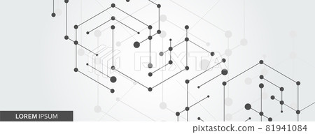 Simple technology graphic background - Stock Illustration [81941084 ...