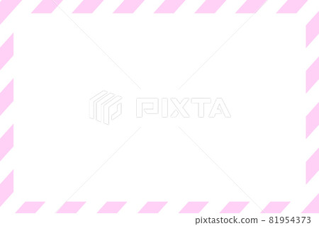 Pink striped frame. A frame material with a... - Stock Illustration ...