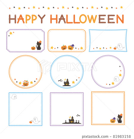 Halloween message card - Stock Illustration [81983158] - PIXTA