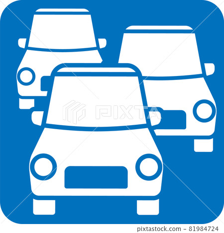Traffic jam pictogram - Stock Illustration [81984724] - PIXTA