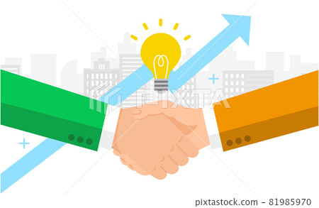 Partnership image, business concept... - Stock Illustration [81985970 ...