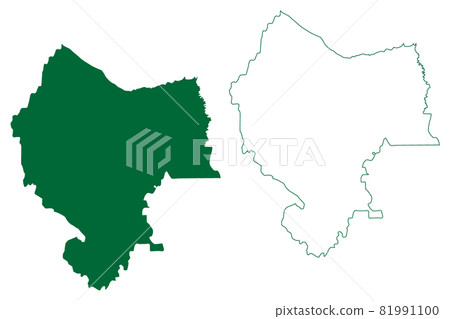 Balrampur district (Uttar Pradesh State,...-插圖素材 [81991100] - PIXTA圖庫