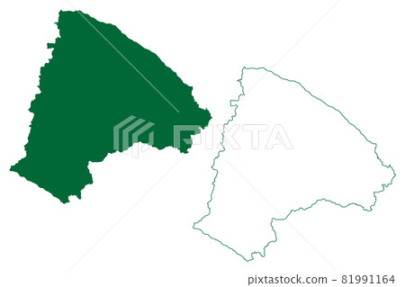 Bankura district (West Bengal State, Republic... - Stock Illustration ...