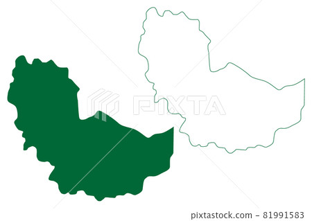 Karimnagar district (Telangana State, Republic... - Stock Illustration ...