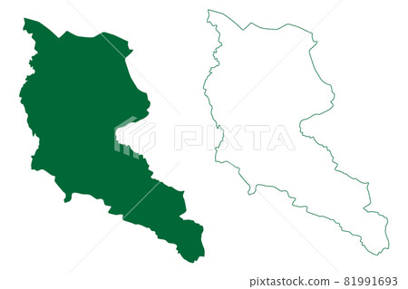 Mirpur district (Jammu and Kashmir union... - Stock Illustration ...