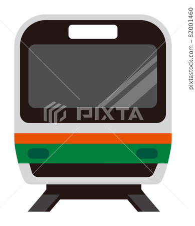 Train / Railway Color Icon (Front) /... - Stock Illustration [82001460 ...