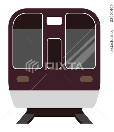 Train / Railway color icon (front) / Kyoto Line - Stock Illustration ...