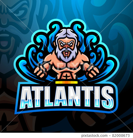 Atlantis mascot esport logo design - Stock Illustration [82008673] - PIXTA