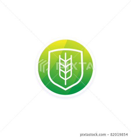 crop protection icon, vector logo - Stock Illustration [82019854] - PIXTA