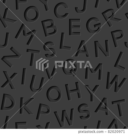 Seamless pattern with alphabet. Vector... - Stock Illustration ...