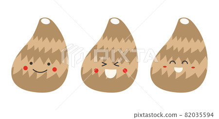 Taro face parts - Stock Illustration [82035594] - PIXTA