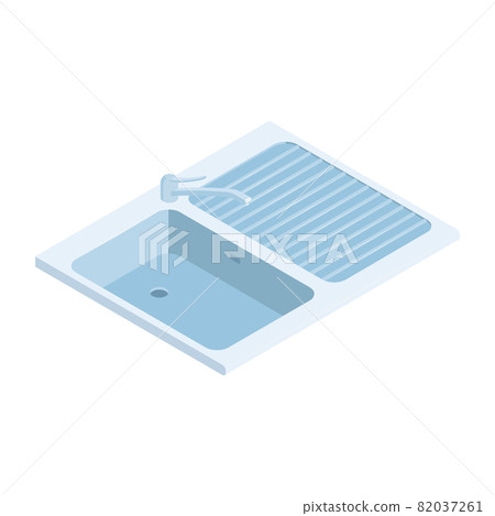 Isometric Kitchen Sink - Stock Illustration [82037261] - PIXTA