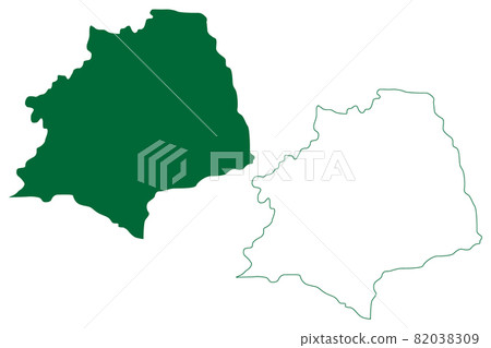 Nalgonda district (Telangana State, Republic of... - Stock Illustration ...