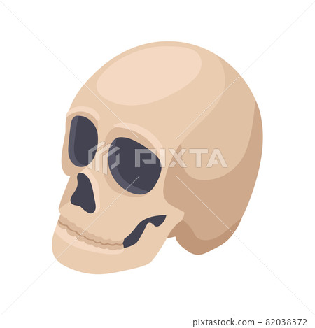 Skull Isometric Icon - Stock Illustration [82038372] - PIXTA