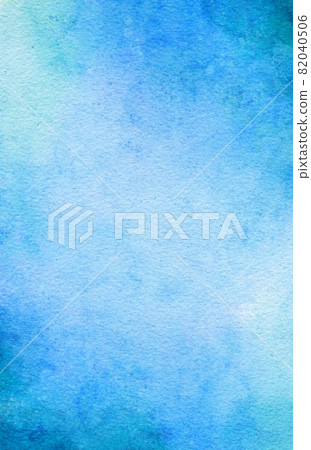 Blue gradation watercolor illustration - Stock Illustration [82040506 ...