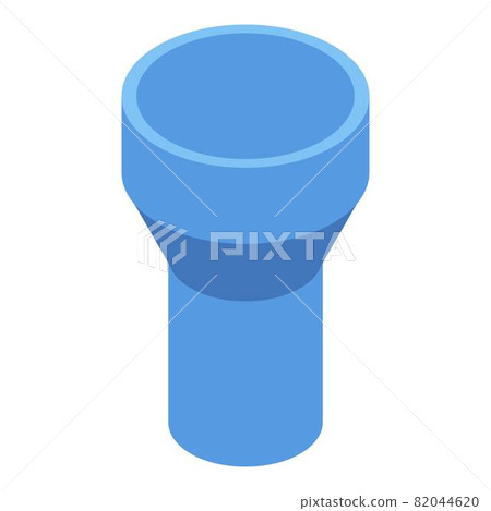 Blue gutter icon, isometric style - Stock Illustration [82044620] - PIXTA