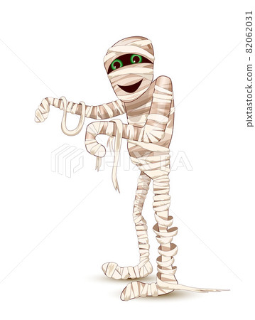 Cute smiling mummy - Stock Illustration [82062031] - PIXTA