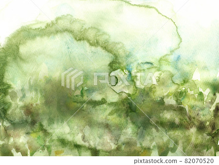 Green abstract watercolor texture background - Stock Illustration ...
