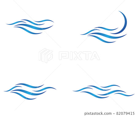 Wave symbol vector illustration design - Stock Illustration [82079415 ...