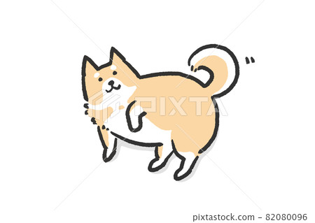 Fat shiba inu - Stock Illustration [82080096] - PIXTA