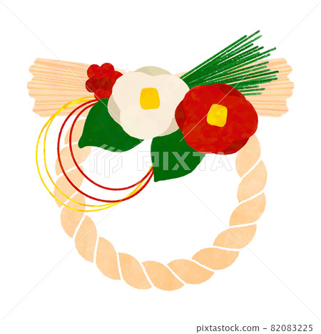 Illustration of shimenawa vector material - Stock Illustration ...