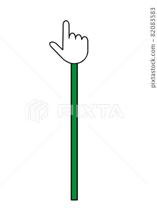 Pointer (green) - Stock Illustration [82083583] - PIXTA