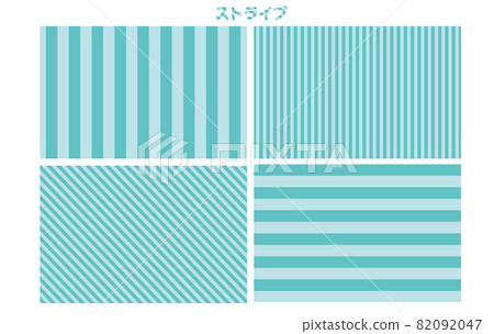 Peppermint green stripes - Stock Illustration [82092047] - PIXTA