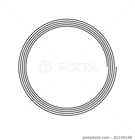 Abstract swirl line logo for business company.-插圖素材 [82149199] - PIXTA圖庫