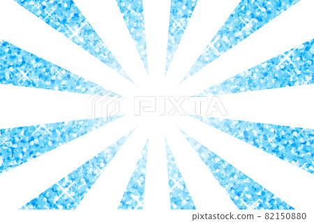 Glitter flash rectangle light blue - Stock Illustration [82150880] - PIXTA