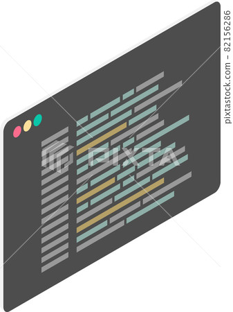 Coding screen - Stock Illustration [82156286] - PIXTA