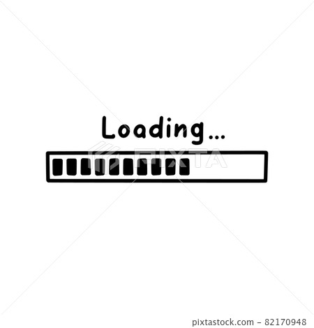 Loading, status and progress bar. - Stock Illustration [82170948] - PIXTA