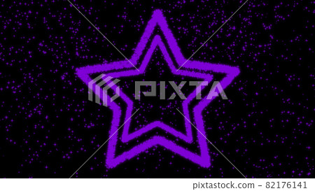 Star-shaped star particle particle CG... - Stock Illustration [82176141 ...