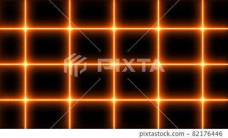 Grid grid neon luminous frame CG background... - Stock Illustration ...