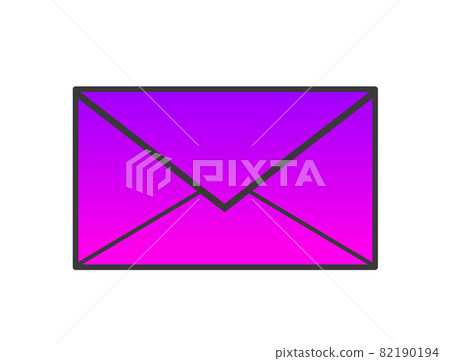 Email (purple gradation) - Stock Illustration [82190194] - PIXTA