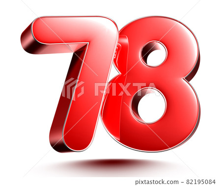 number 78. - Stock Illustration [82195084] - PIXTA