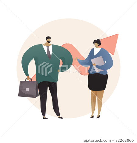 Generation X abstract concept vector illustration. - Stock Illustration ...