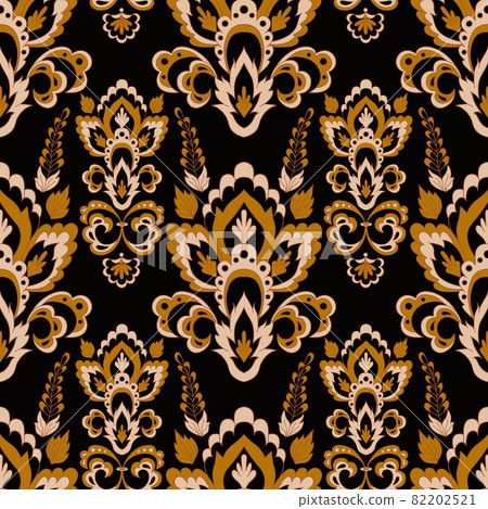 Seamless vector gold pattern. - Stock Illustration [82202521] - PIXTA