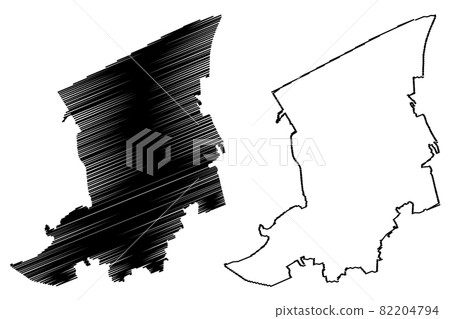 Dundaga Municipality (Republic of Latvia,... - Stock Illustration ...