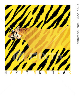 Tiger year New year's card - Stock Illustration [82215893] - PIXTA