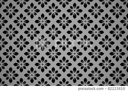 Flower geometric pattern. Seamless background.... - Stock Illustration ...