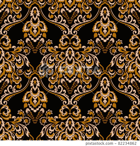 Seamless vector gold pattern. - Stock Illustration [82234862] - PIXTA