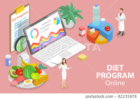 3D Isometric Flat Vector Conceptual... - Stock Illustration [82235978 ...